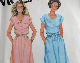 Vintage Simplicity 9167 Dress Pattern Size 34 Bust Princess Seams - Etsy