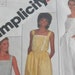 Simplicity 5886 Pullover Sundress Pattern 1980s 12-14-16 Cut - Etsy