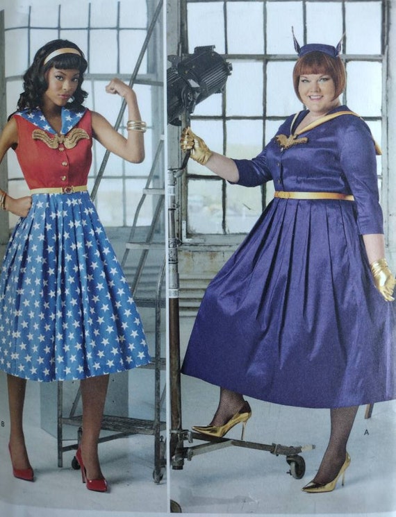 Simplicity 8481 Rockabilly Dress Pattern Fit and Flare - Etsy