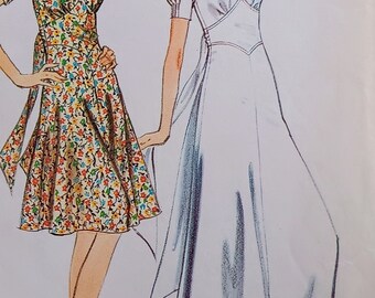 Vintage Simplicity 9167 Dress Pattern Size 34 Bust Princess Seams - Etsy