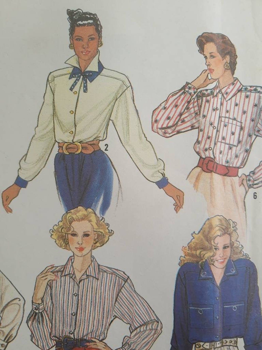 Uncut Simplicity 9778 Shirt Pattern - Etsy Denmark