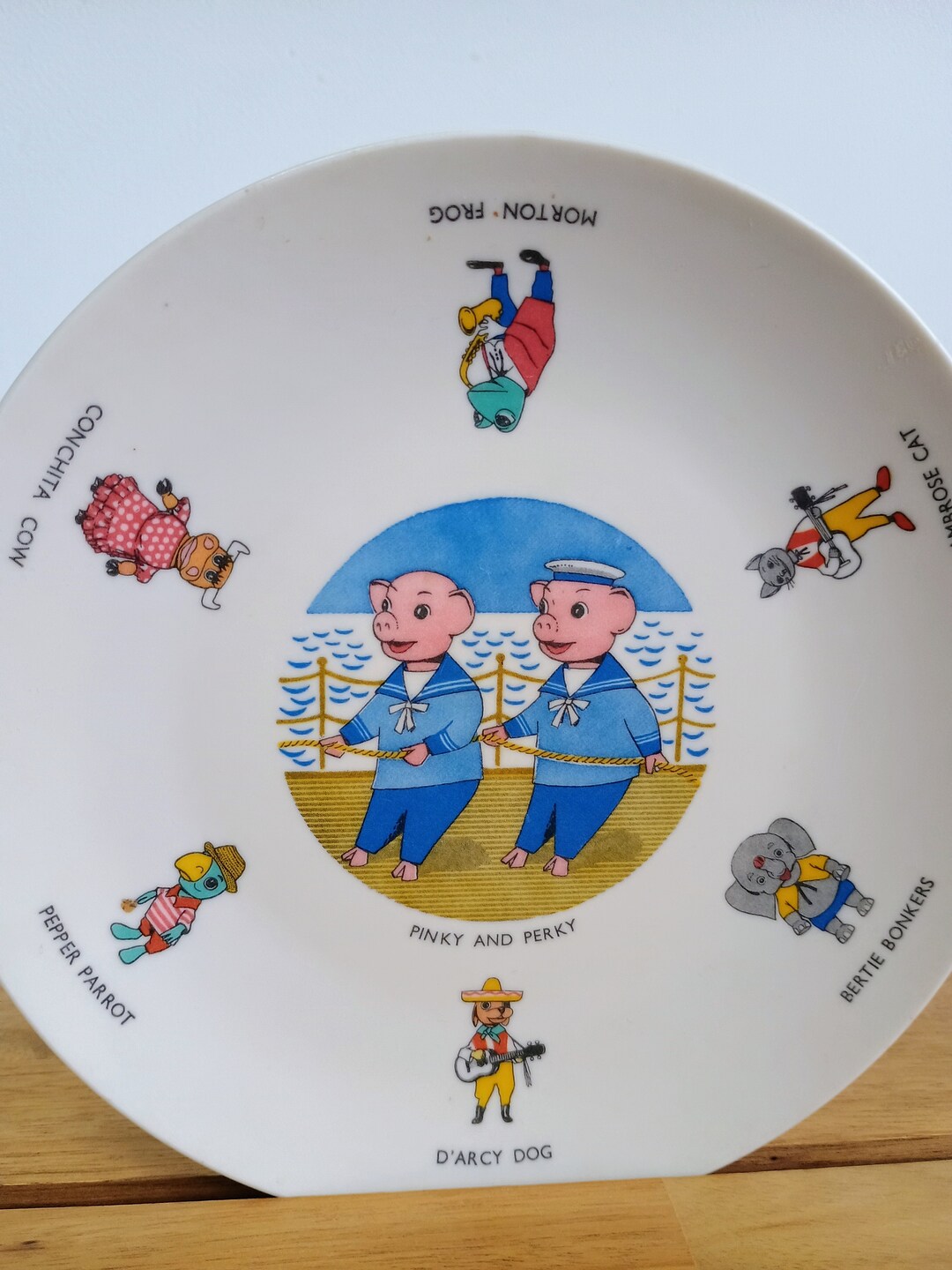 1960s Pinky and Percy Melamine Plate Children's TV - Etsy UK