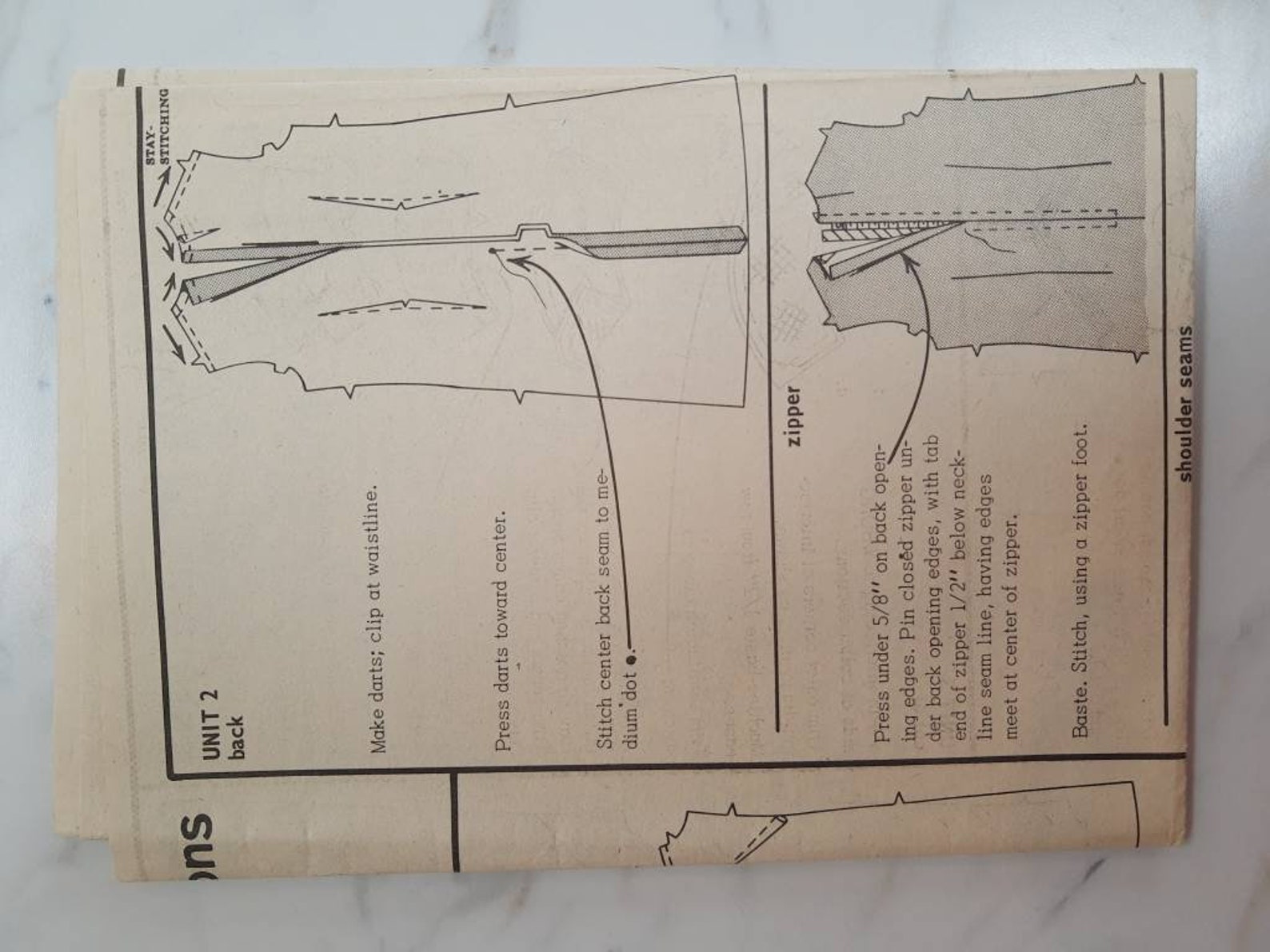 Simplicity 7397 Panelled Dress Pattern Bust 33 Inches - Etsy