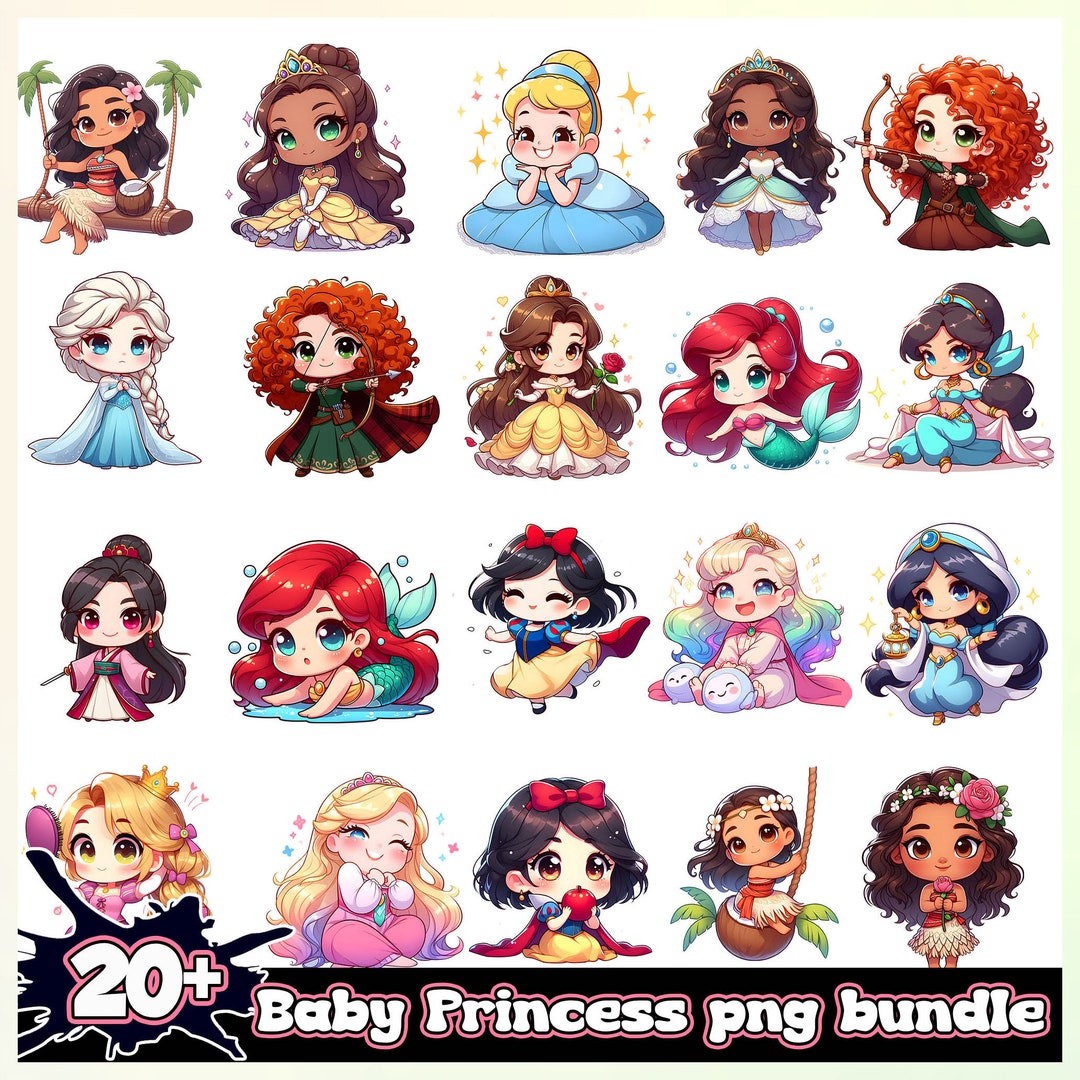 Baby Princess Png, Baby Princess Png Bundle, Baby Princess Png ...