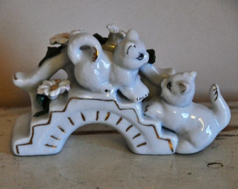 Porcelain cats | Etsy