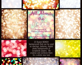 All About the BOKEH COLORS Collection of Digital Backdrop | Etsy