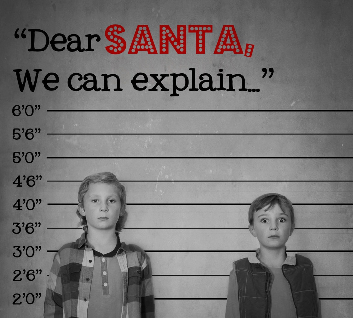 Digital Overlay Dear Santa Line UP Photoshop - Etsy