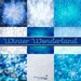 Winter Wonderland Digital Scrapbook Paper Bokeh Snow "frozen" Inspired ...
