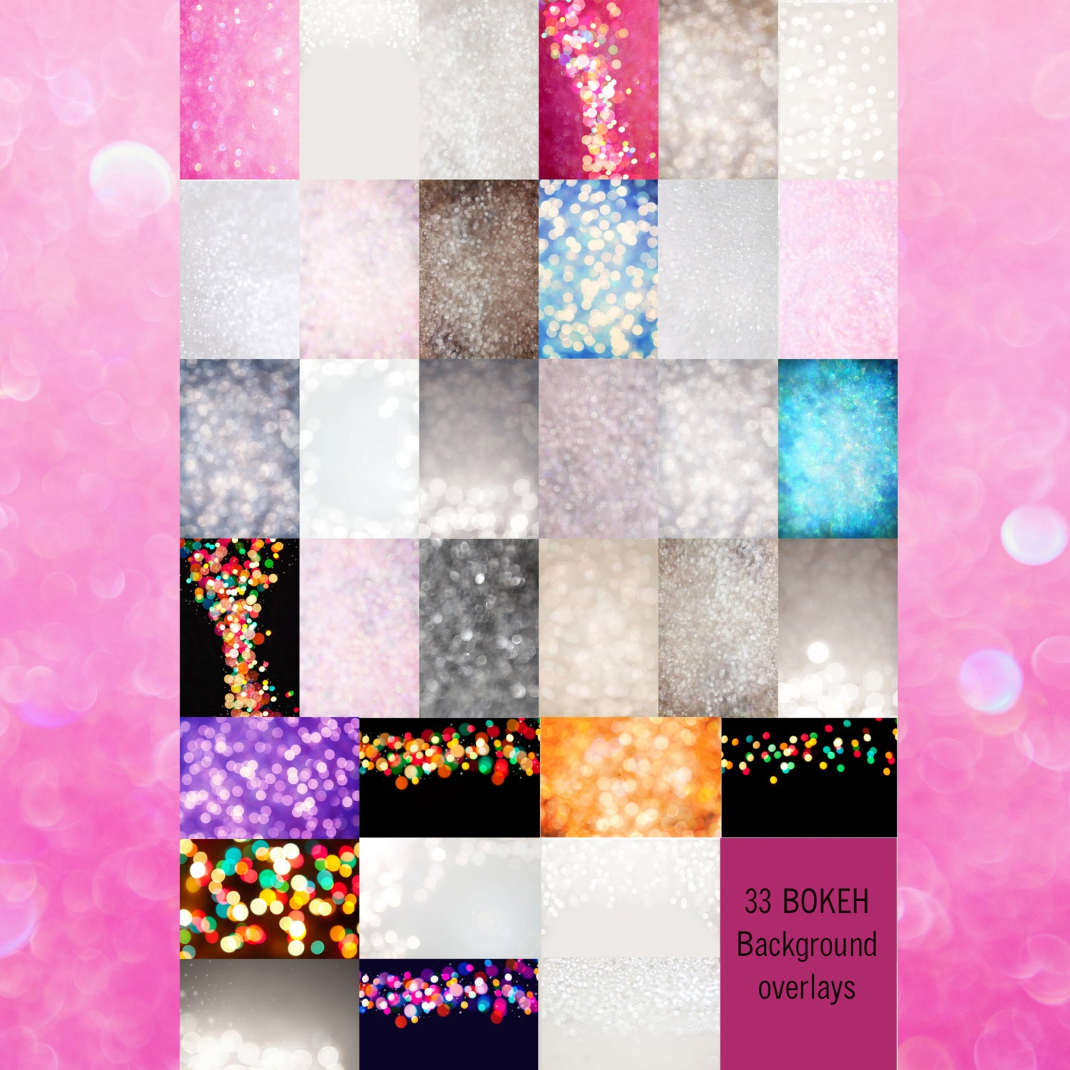 All About the BOKEH TOO Collection of Digital Backdrop Backgrounds ...