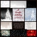 Winter Wonderland Pink Digital Scrapbook Paper Bokeh Snowflake ...