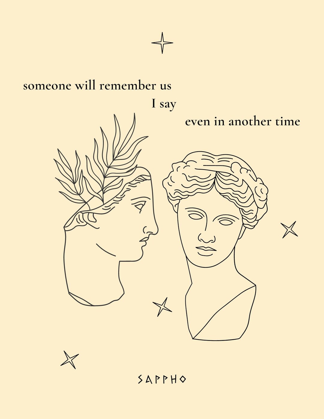 Sappho Print - Etsy