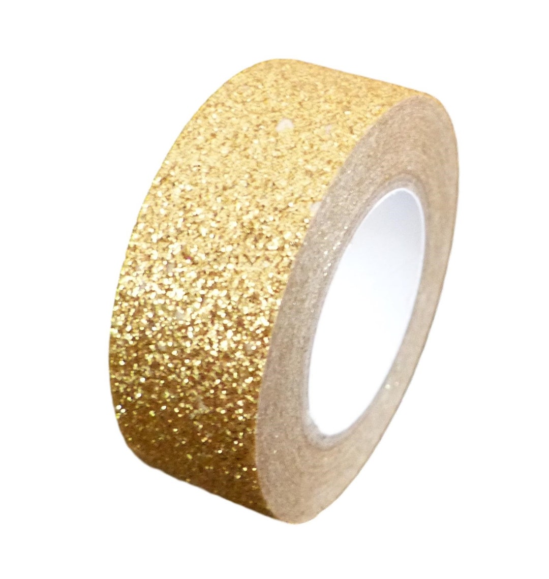 Gold Glitter Sparkle Washi Tape Quality Masking Tape Crafts - Etsy
