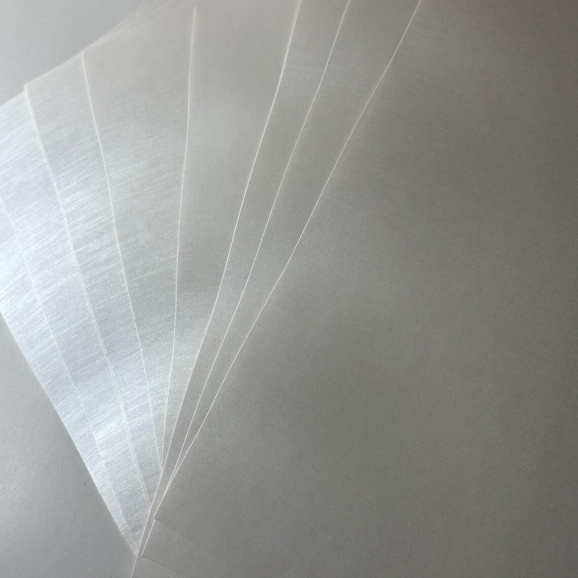A4 Premium Imitlin Metallic Pearl White Silk Pearlescent Shimmer Paper ...