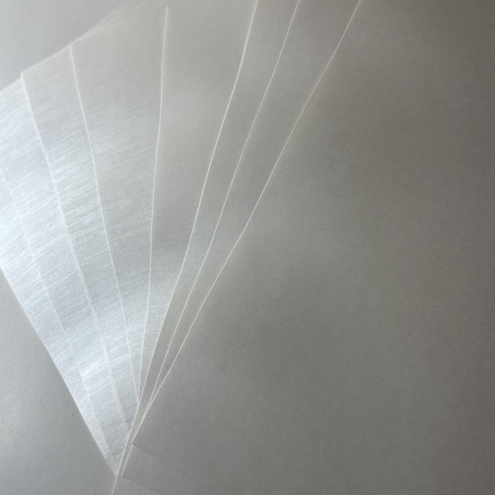 A4 Premium Imitlin Metallic Pearl White Silk Pearlescent Shimmer Paper ...