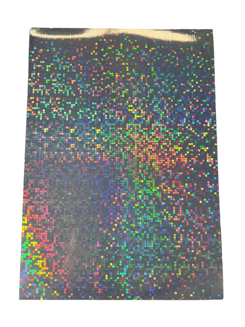 Holographic Mosaic Vinyl Overlay Sheets: A4 Printable Stickers (10 ...