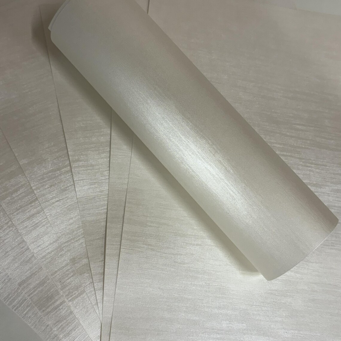 20 Sheets A4 White Pearlescent Paper | Shimmer Card Making & Craft ...