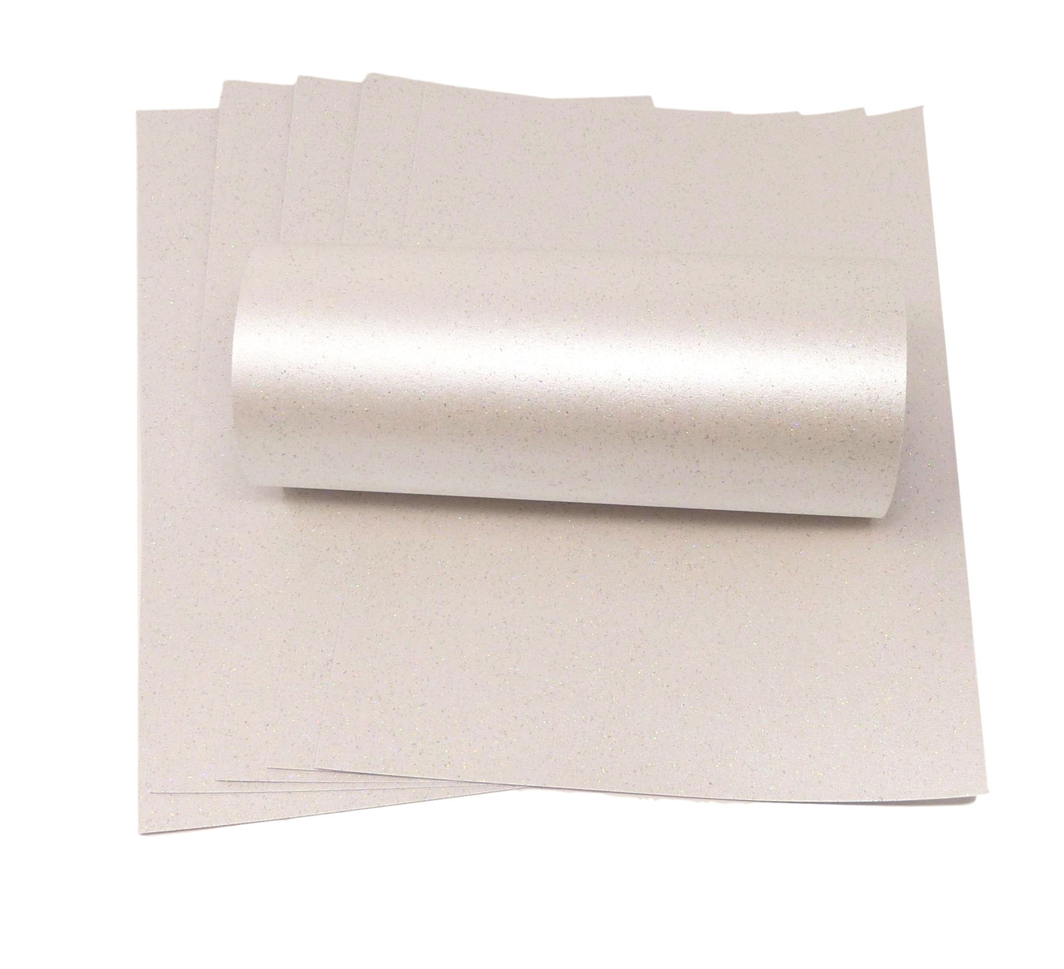 White Iridescent Paper