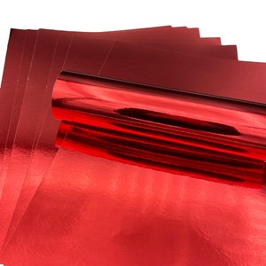 10 Sheets A4 Premium Reflective Mirror Effect Paper Single Sided 140gsm ...