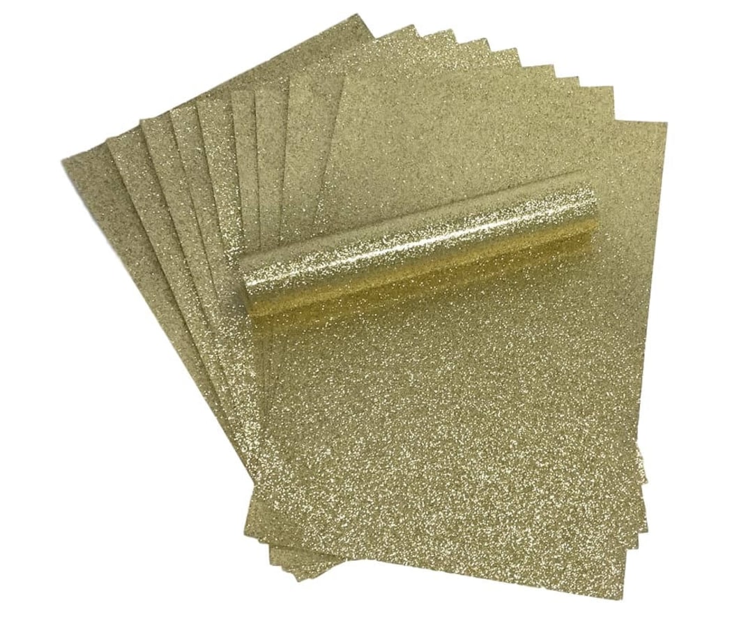 Gold Glitter Paper A4: Non Shed, Soft Touch, 10 Sheets - Etsy