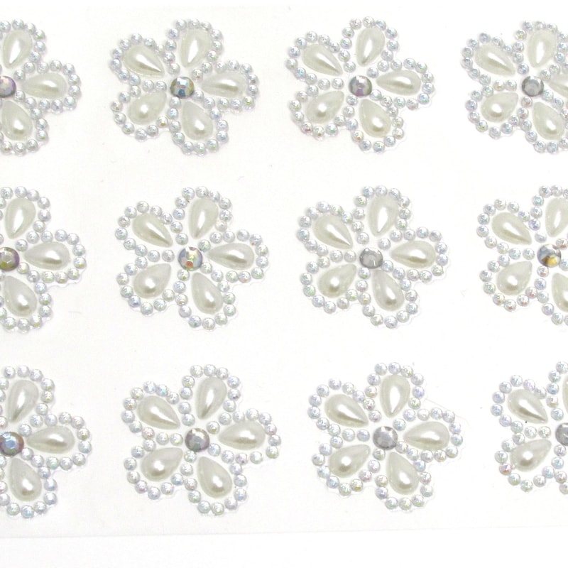 Adhesive Flower Stickers - Etsy UK