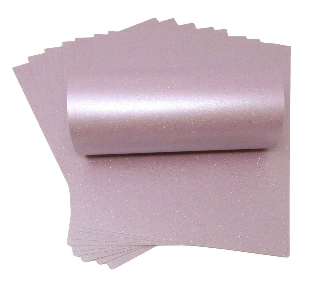 Pale Lilac Iridescent Sparkle Cardstock: A4, 300gsm, 10 Sheets - Etsy