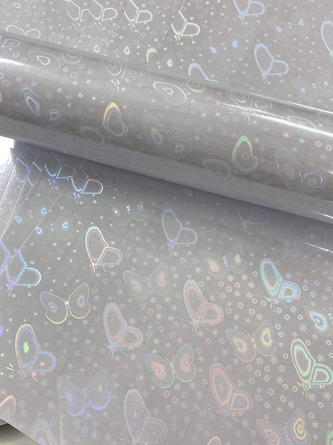 Self Adhesive Transparent Holographic Vinyl Overlay Sheets - Etsy