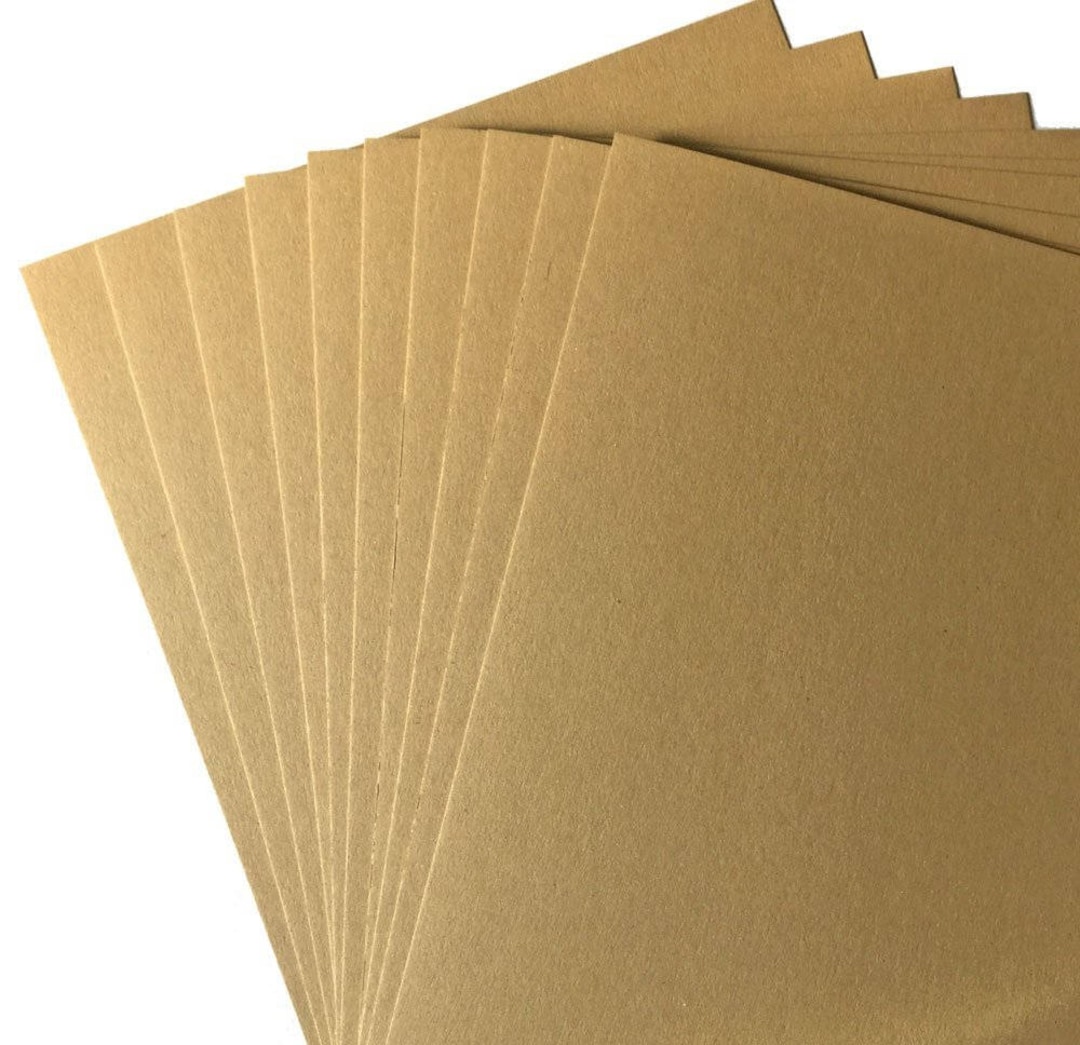 Recycled Brown A4 Kraft Card High Quality 350gsm Card Making Crafts ...