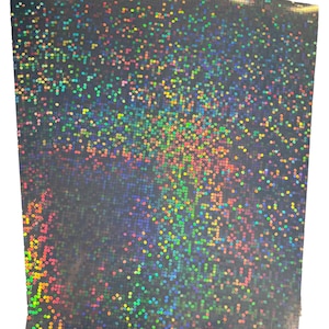 10 Sheets A4 Printable Self Adhesive Mosaic Disco Transparent ...