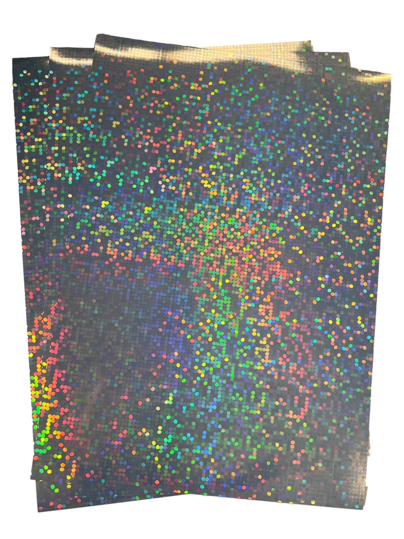 Holographic Mosaic Vinyl Overlay Sheets: A4 Printable Stickers (10 ...