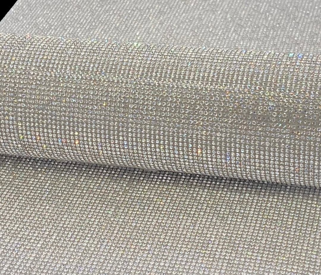 Silver Self Adhesive Rhinestone Sheet: Super Sparkly Crystal Bling ...