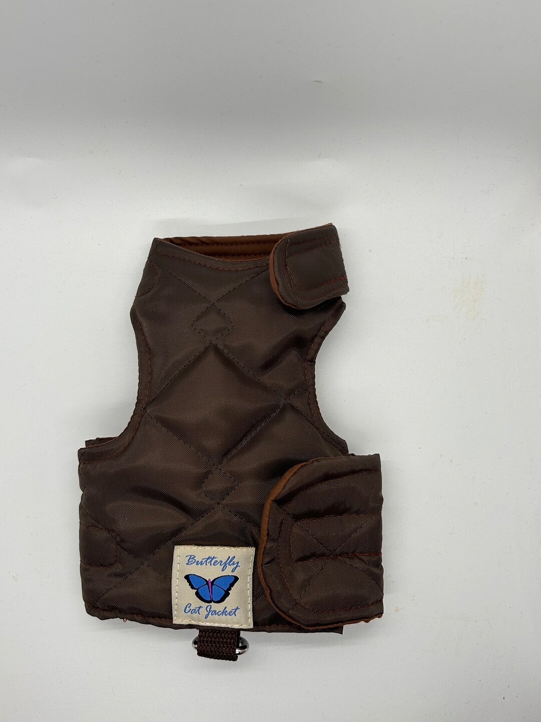 Escape Proof butterfly Cat Jackets Brown Padded/waterproof Walking ...