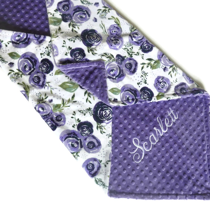 Embroidered Blanket - Etsy