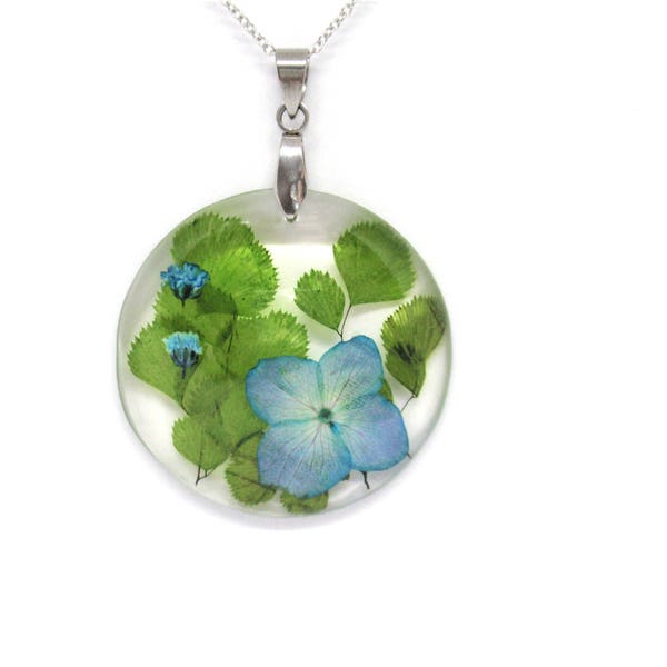 Hydrangea Necklace - Etsy