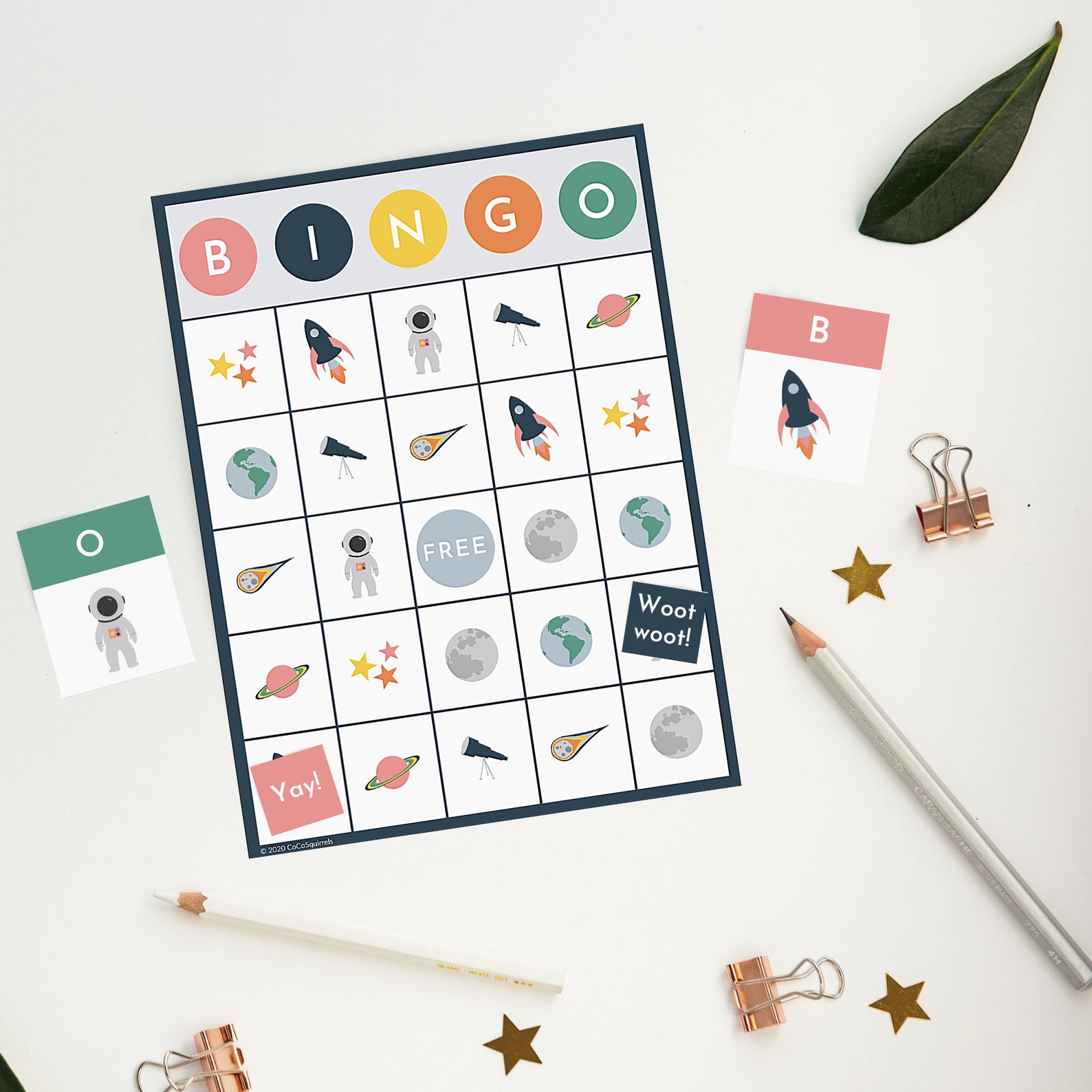 Space Bingo 15 Pack! Instant Download Perfect for Fun Parties! - Etsy