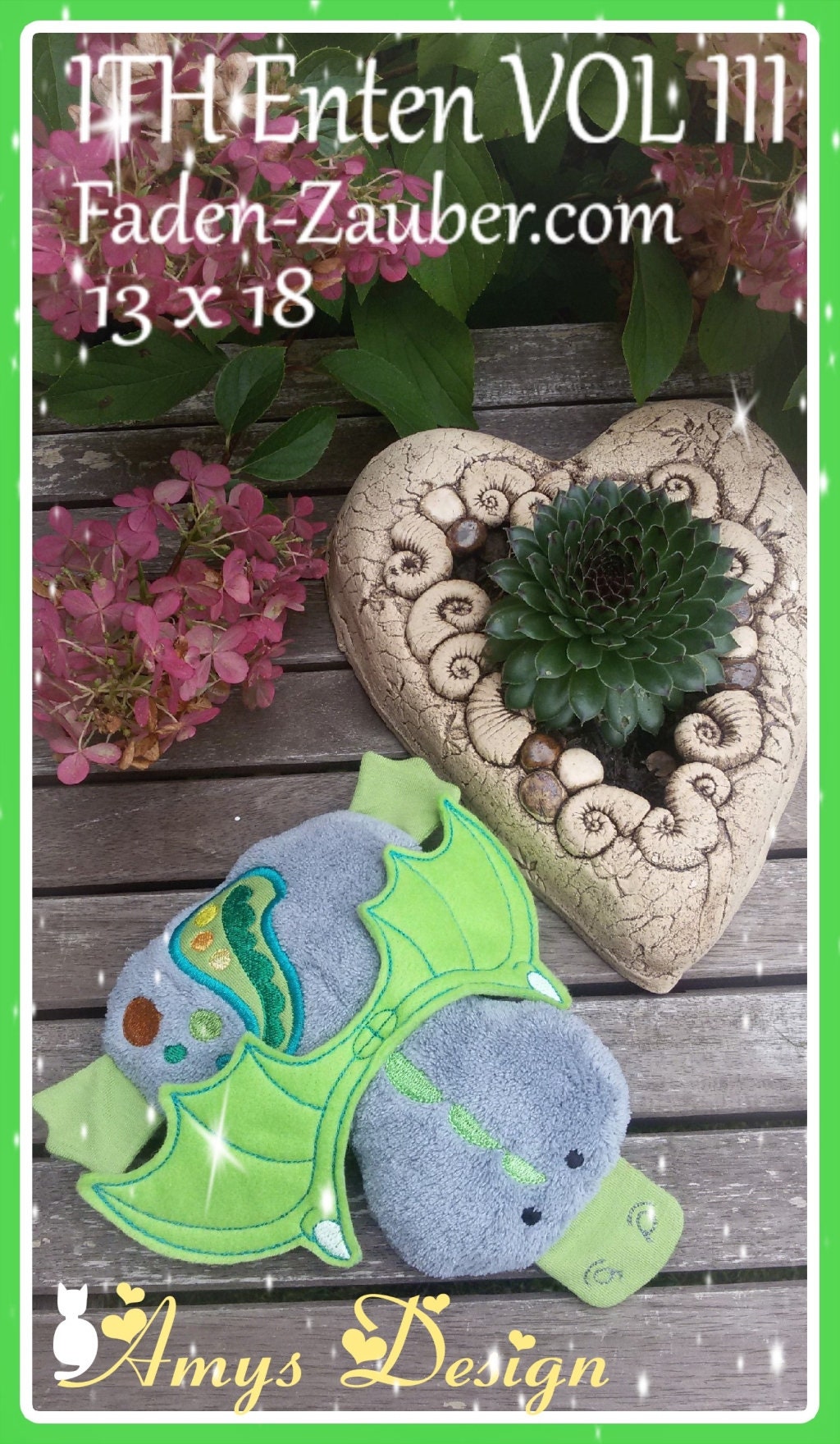 Entchen Set Vol. III in the hoop Größe M 13x18cm - Etsy.de