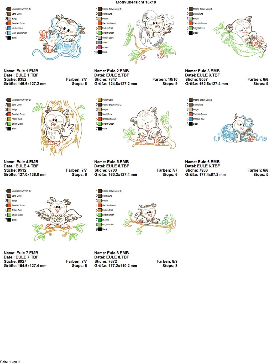 Owl Spell for the 13 X 18 Cm Frame - Etsy