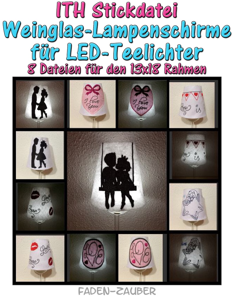 Led Tea Light Wine Screens ITH for 13x18 Frame - Etsy