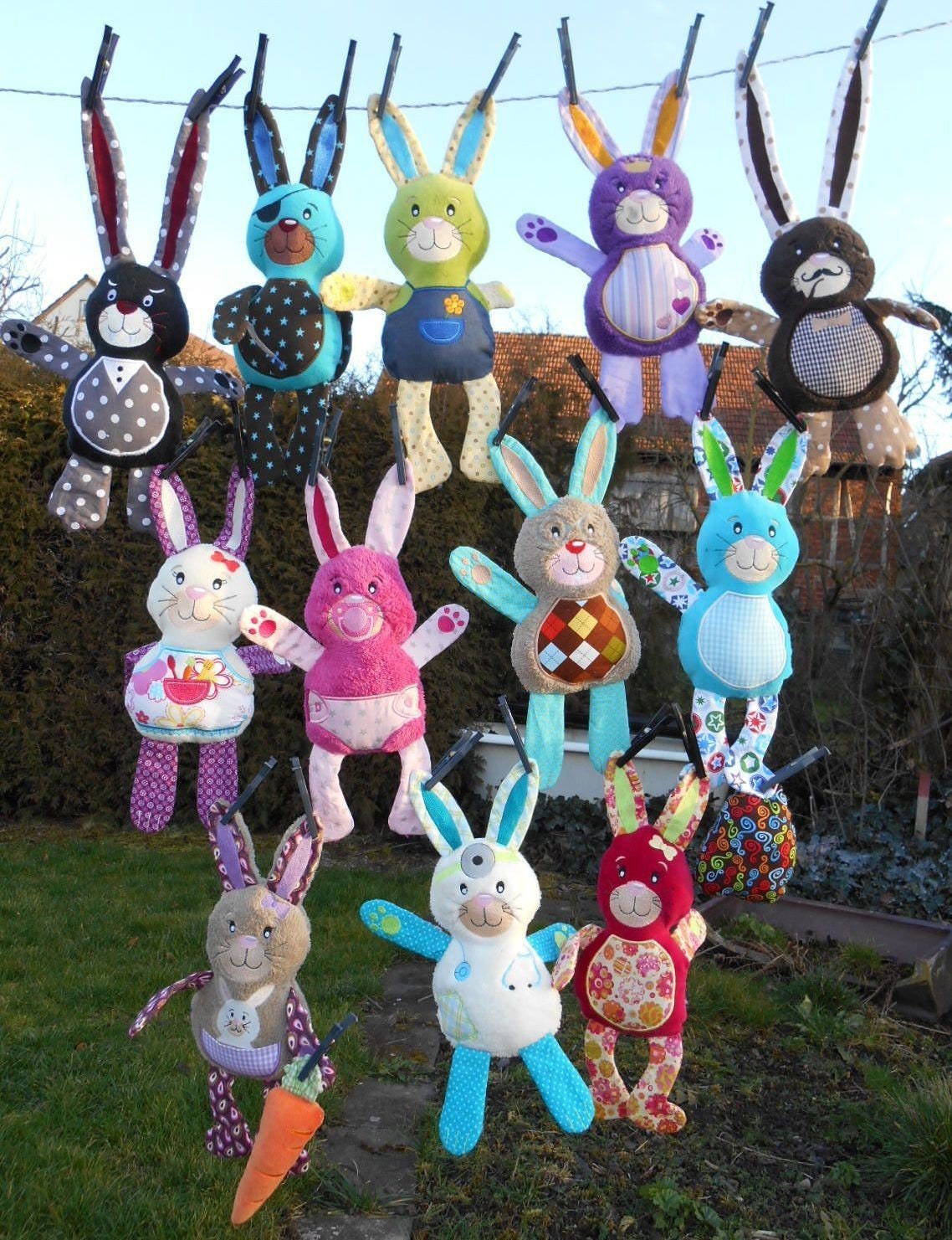 Rabbit Kit in the Hoop Size L 16 X 26 Cm - Etsy UK