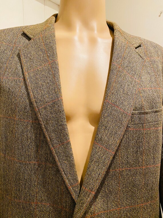 NICE Mens Vintage 1960's Tweed Jacket Made In Hong Ko… - Gem