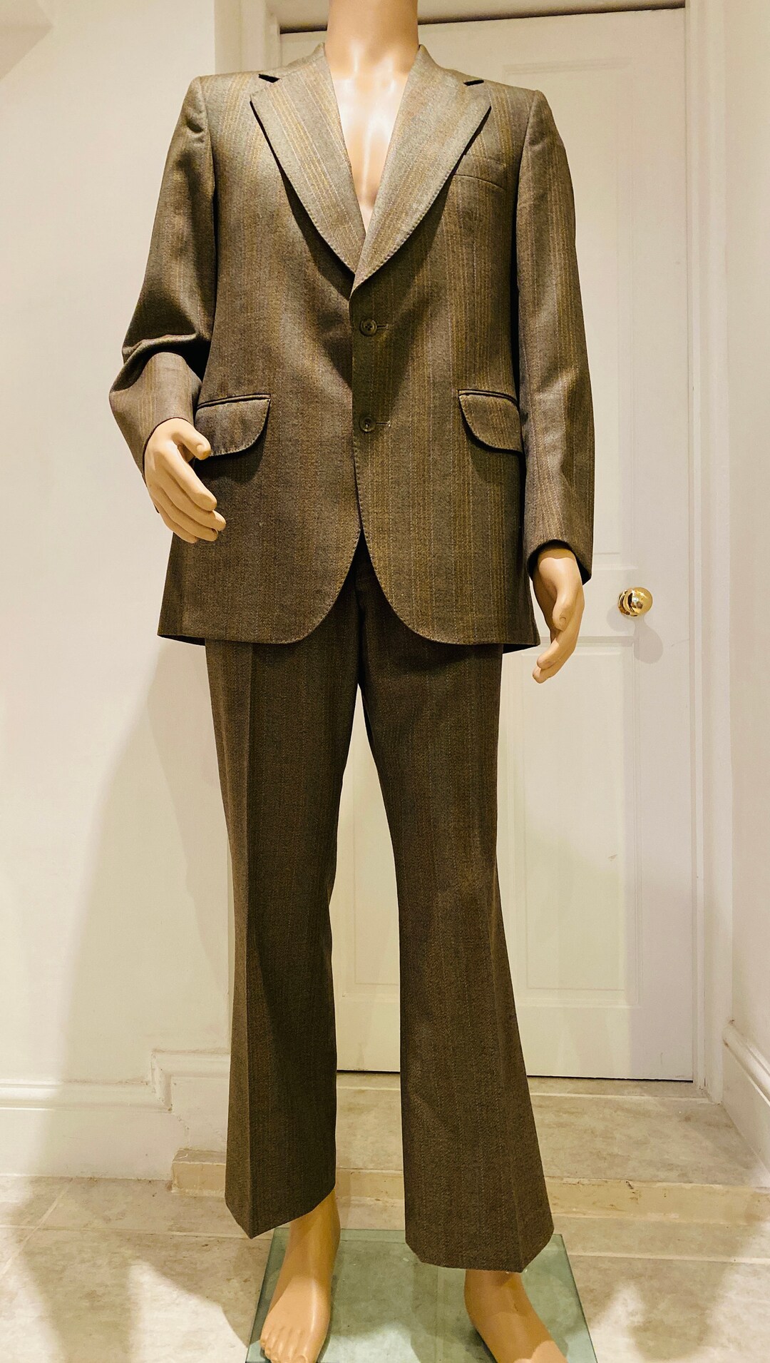 LOVELY Mens Vintage Tweed Suit Made in ENGLAND by 'CROMBIE' - Great ...