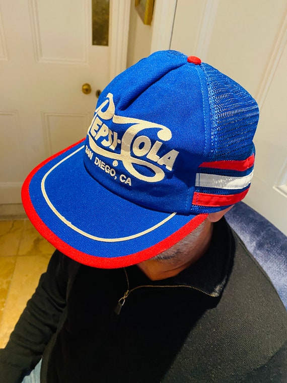LOVELY Vintage 'Pepsi-Cola' Trucker Hat, San Diego, C… - Gem