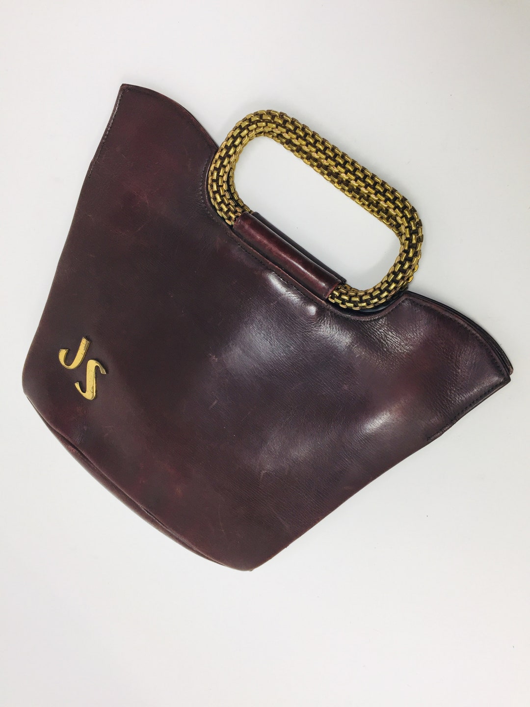 STUNNING Pre-War 1930's 'Jane Shilton' Leather Handbag With Original ...