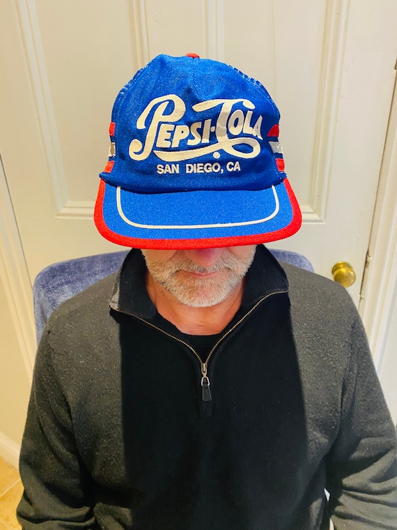LOVELY Vintage 'Pepsi-Cola' Trucker Hat, San Diego, C… - Gem