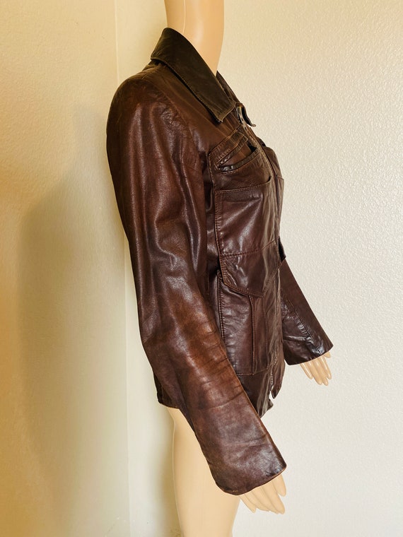 BEAUTIFUL Vintage 1960's Leather Jacket Made In New Y… - Gem