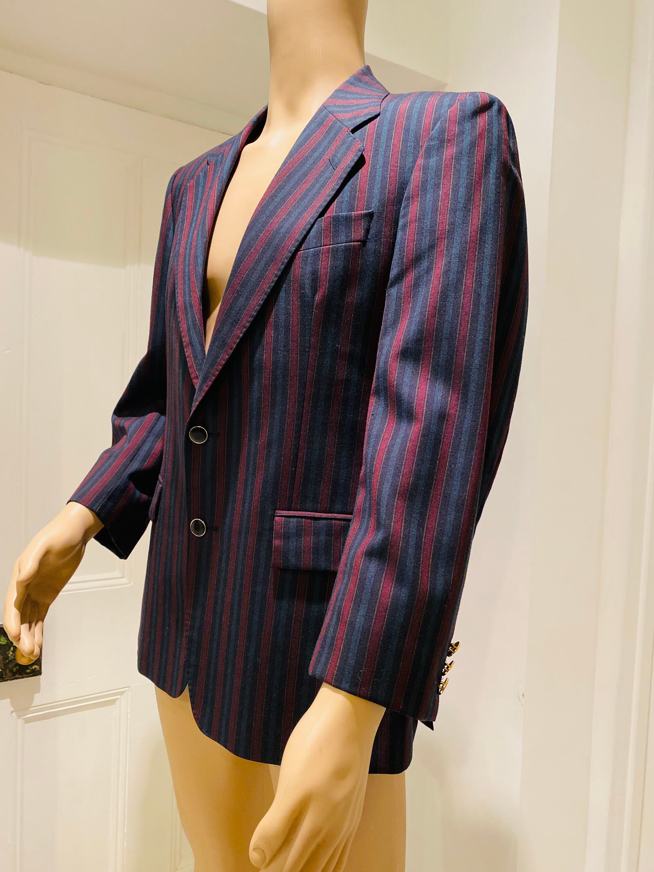 NICE Vintage Blazer / Jacket Made in ENGLAND by 'brook Taverner', Black ...