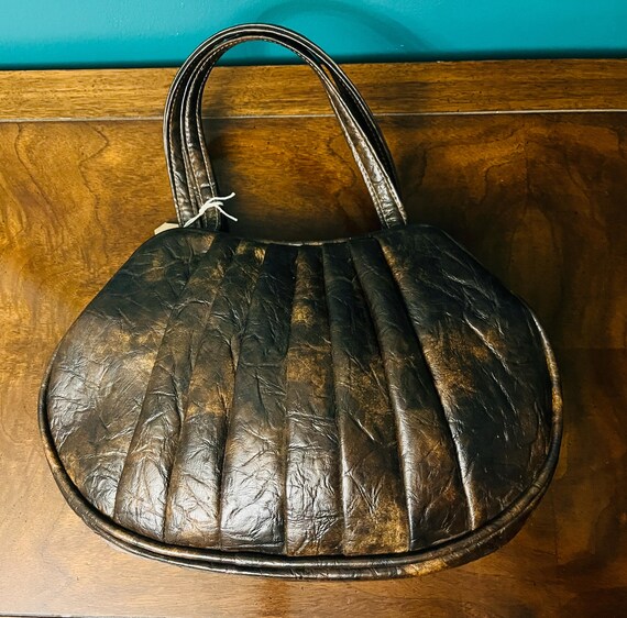 Lovely Vintage 1960's Shell Style PVC Handbag - Doubl… - Gem