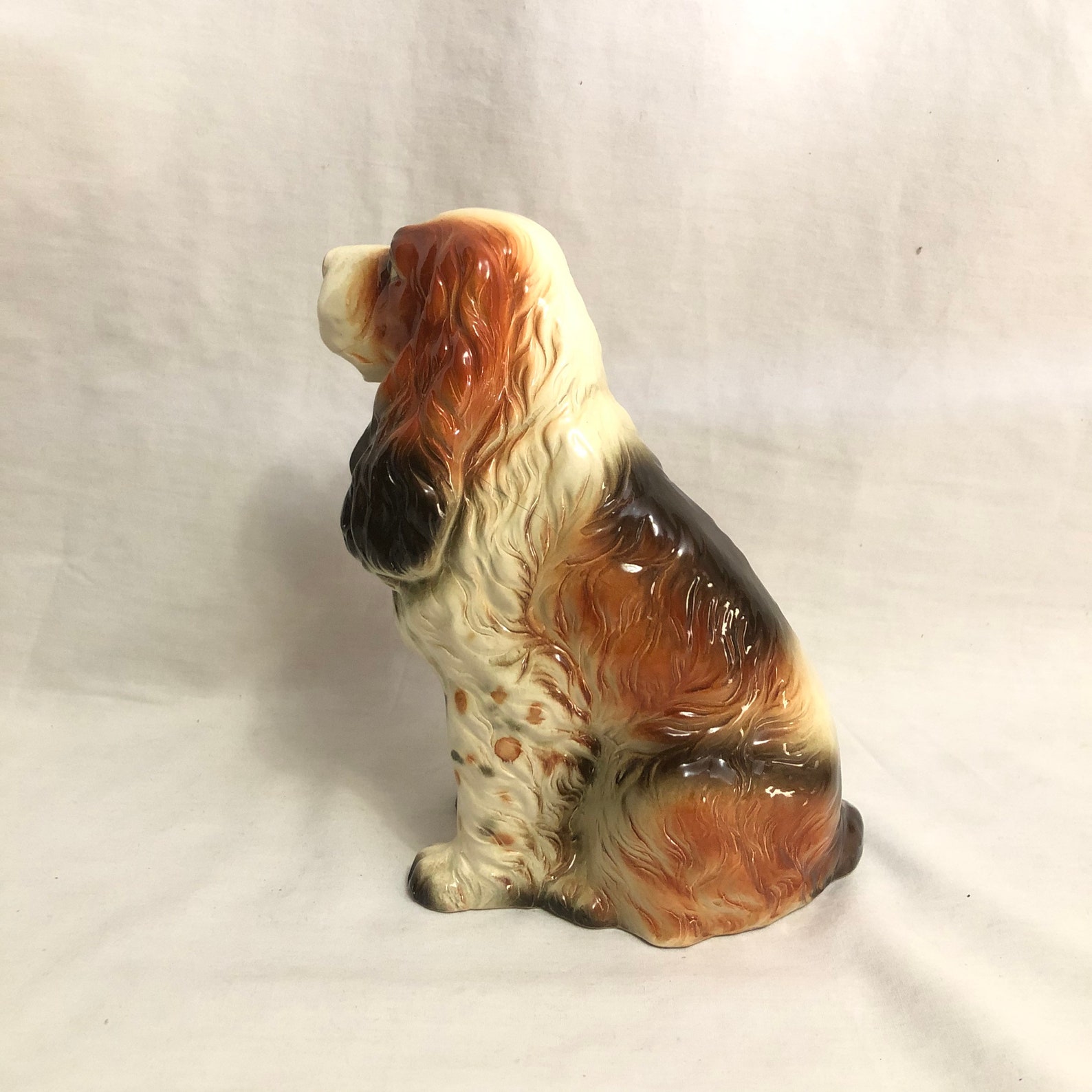 Vintage Cocker Spaniel Porcelain Figurine Mid Century Nippon - Etsy