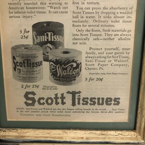 Scott Tissues 1920's Ad - Good Housekeeping November 1929, Mid Century ...