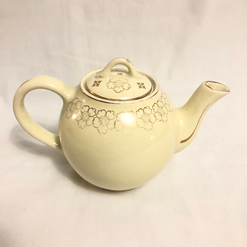 Cream Teapot - Etsy