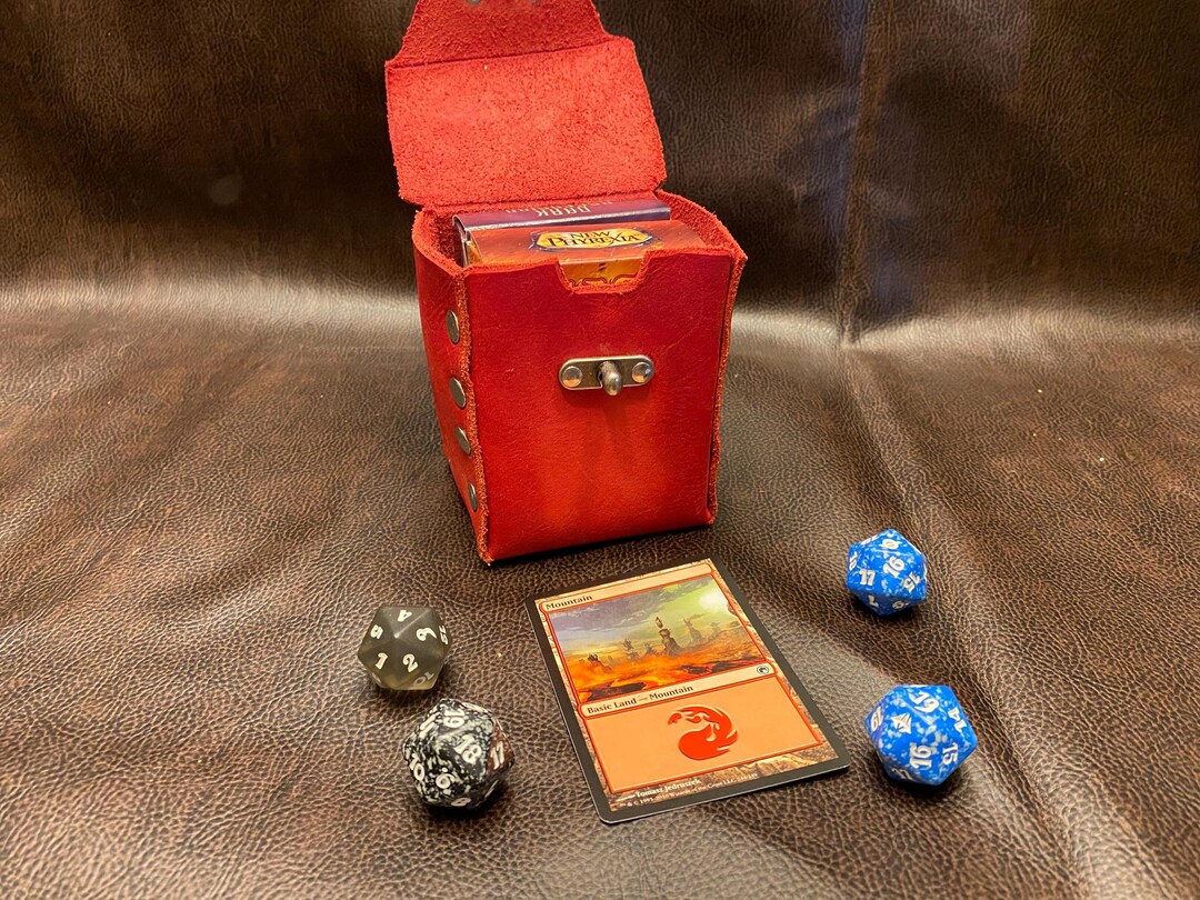 Red Gaming Card Box - Etsy
